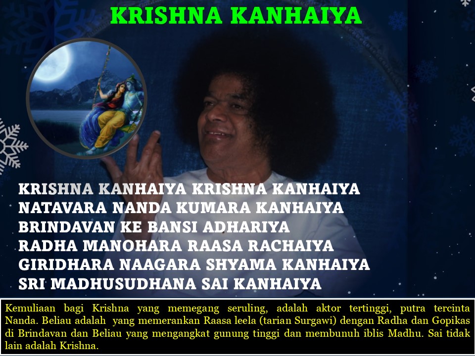 Krishna Kanhaiya Krishna Kanhaiya | Sai Study Group Indonesia